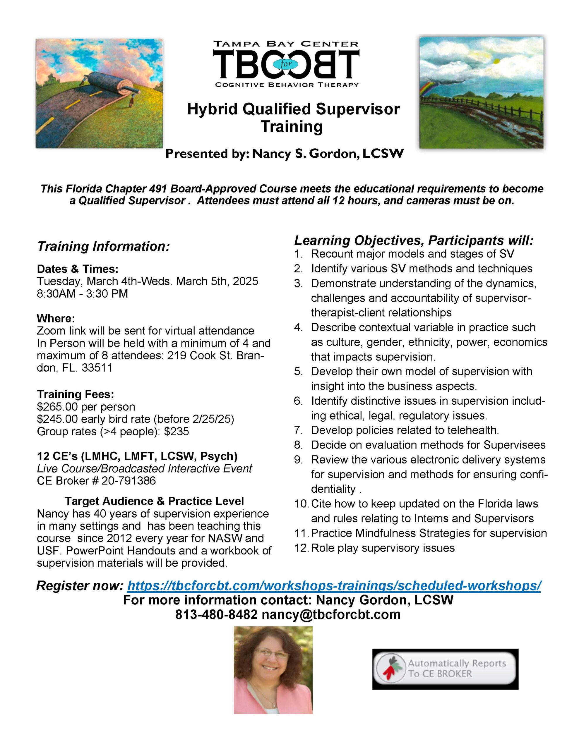 QS class flyer 2025 – TBC for CBT